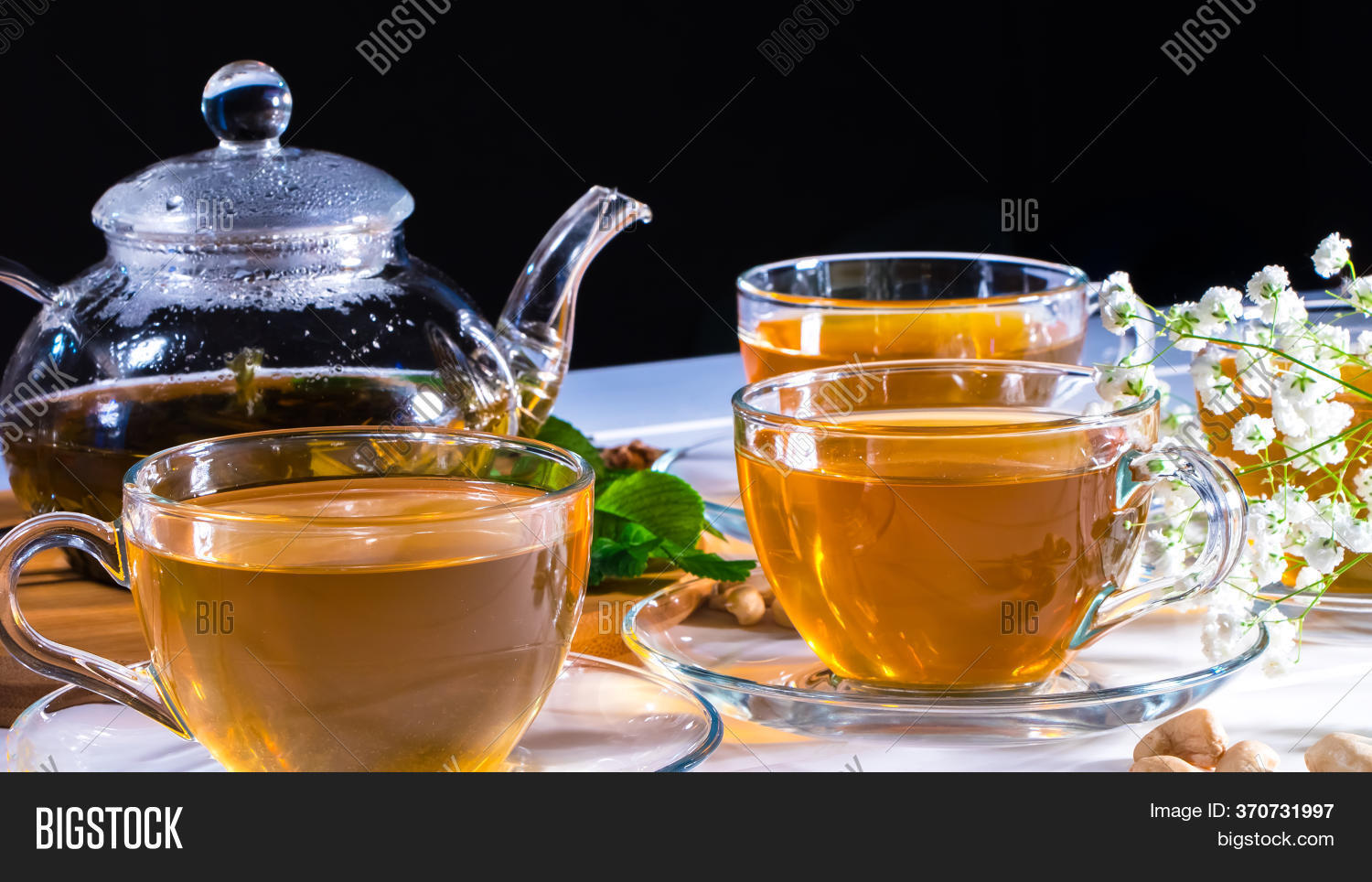 Teapot Mugs Green Tea Image & Photo (Free Trial) | Bigstock