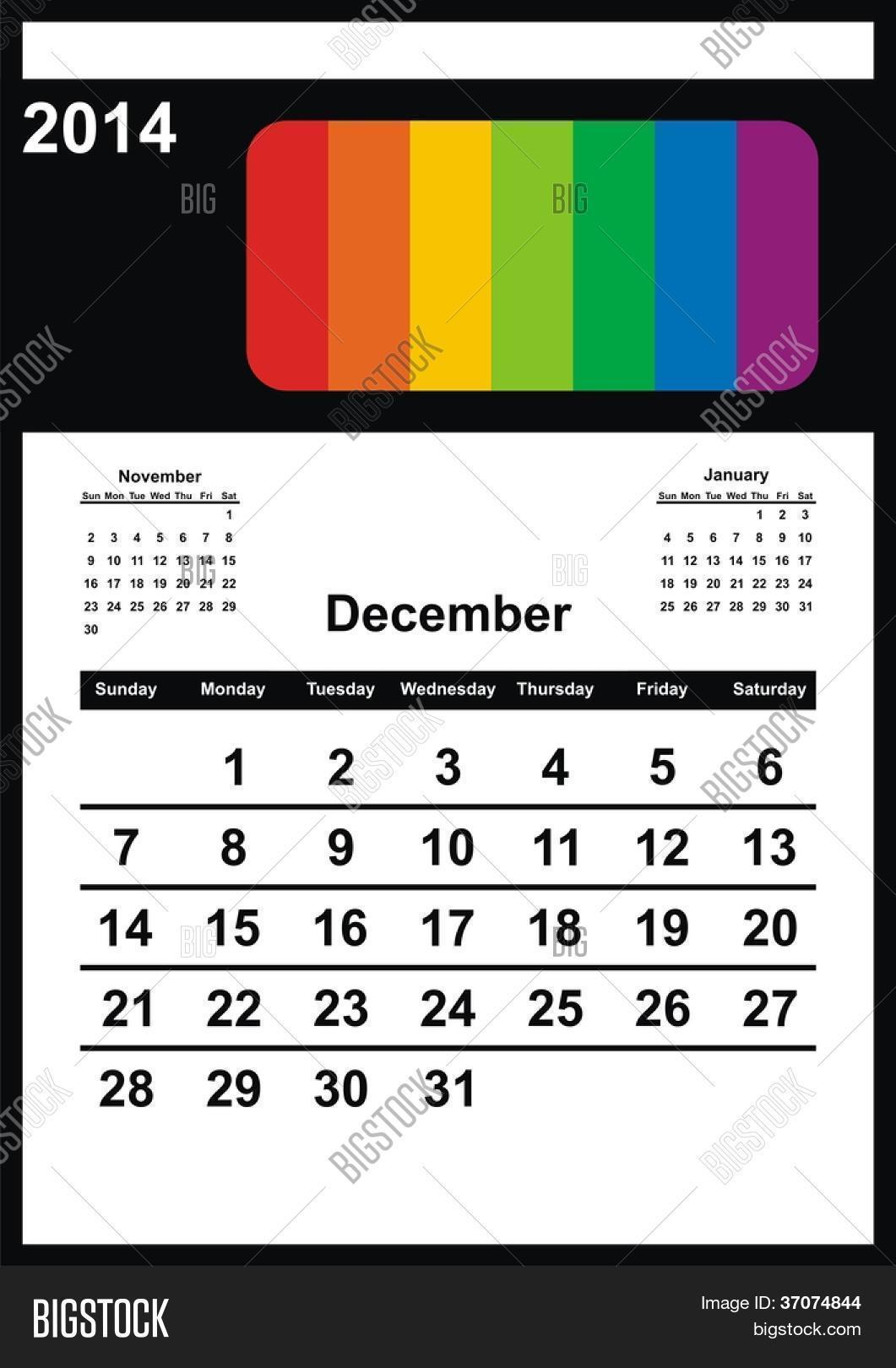 VECTOR - Calendar Vector & Photo (Free Trial) | Bigstock