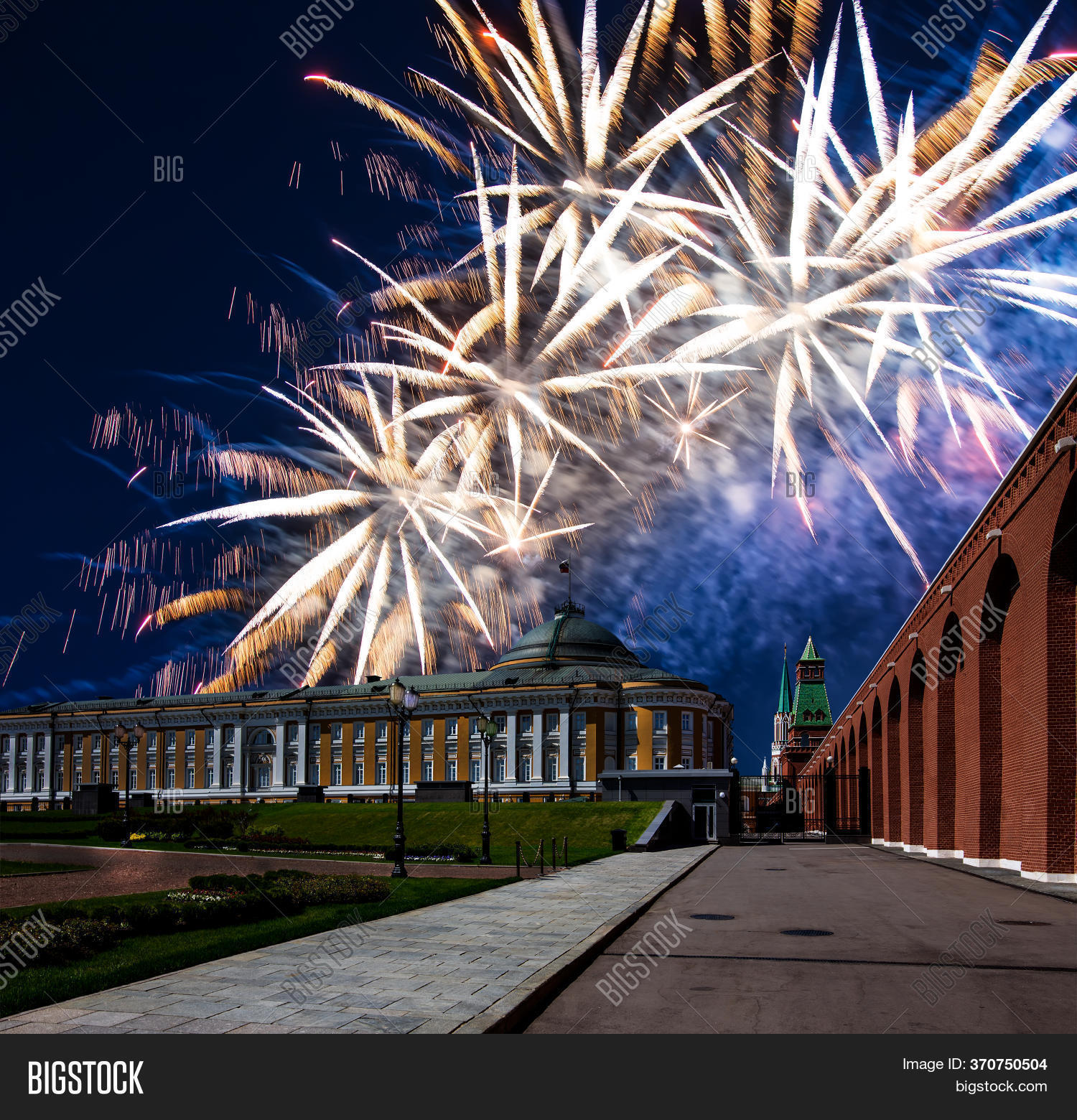 Fireworks Over Moscow Image & Photo (Free Trial) | Bigstock