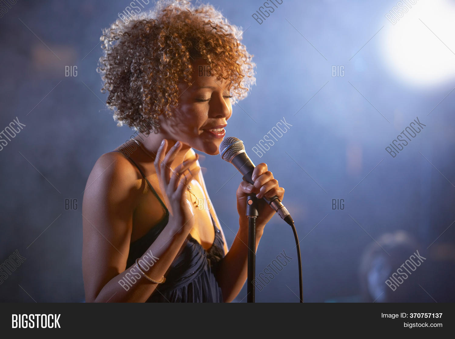 Jazz Singer On Stage Image & Photo (Free Trial) | Bigstock