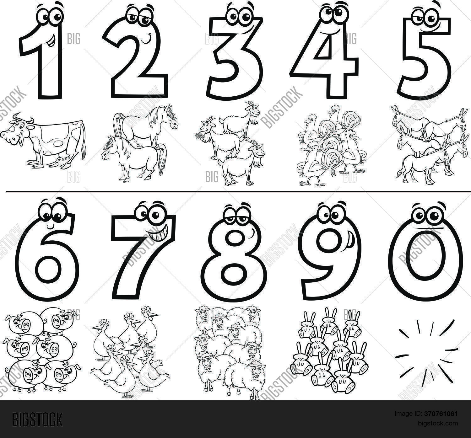 Black White Cartoon Vector & Photo (Free Trial) | Bigstock