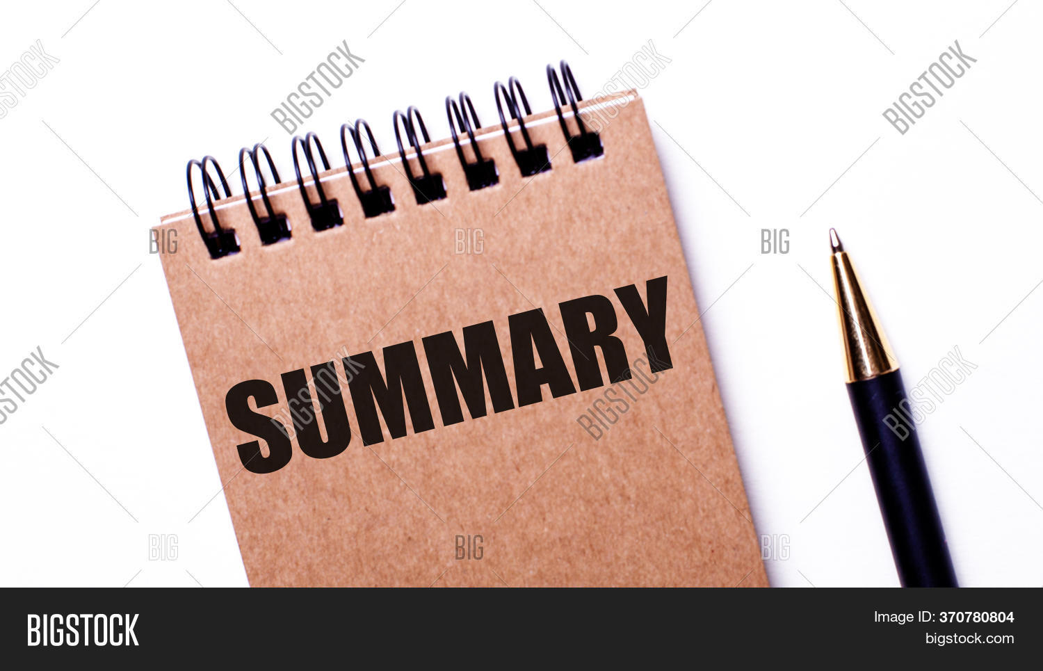 Summary Written On Image & Photo (Free Trial) | Bigstock