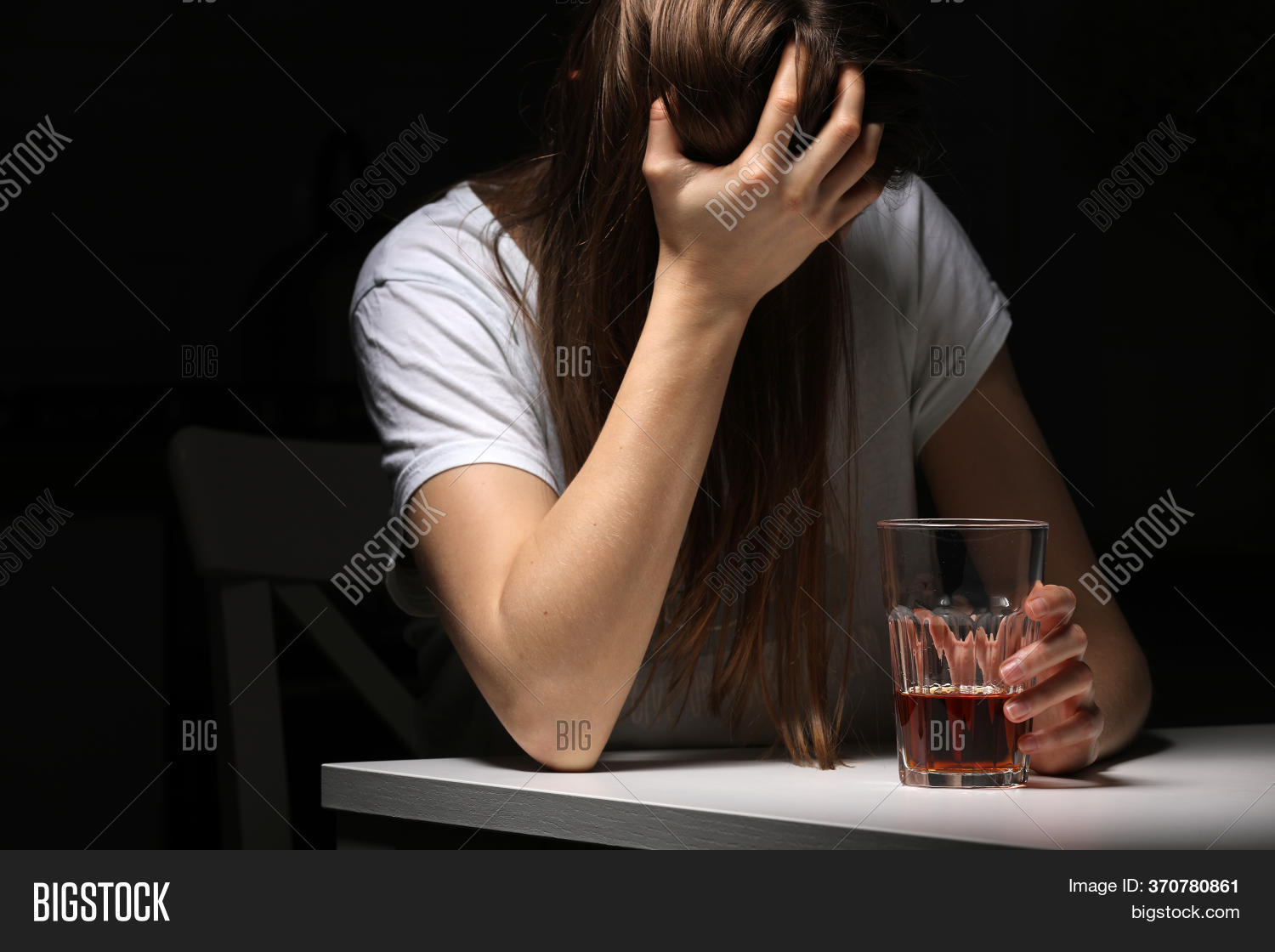 Woman Drinking Alcohol Image & Photo (Free Trial) | Bigstock
