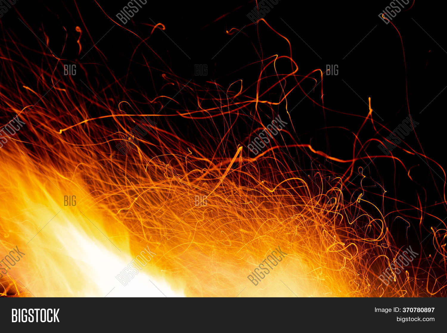 Strong Bonfire Erupts Image & Photo (Free Trial) | Bigstock