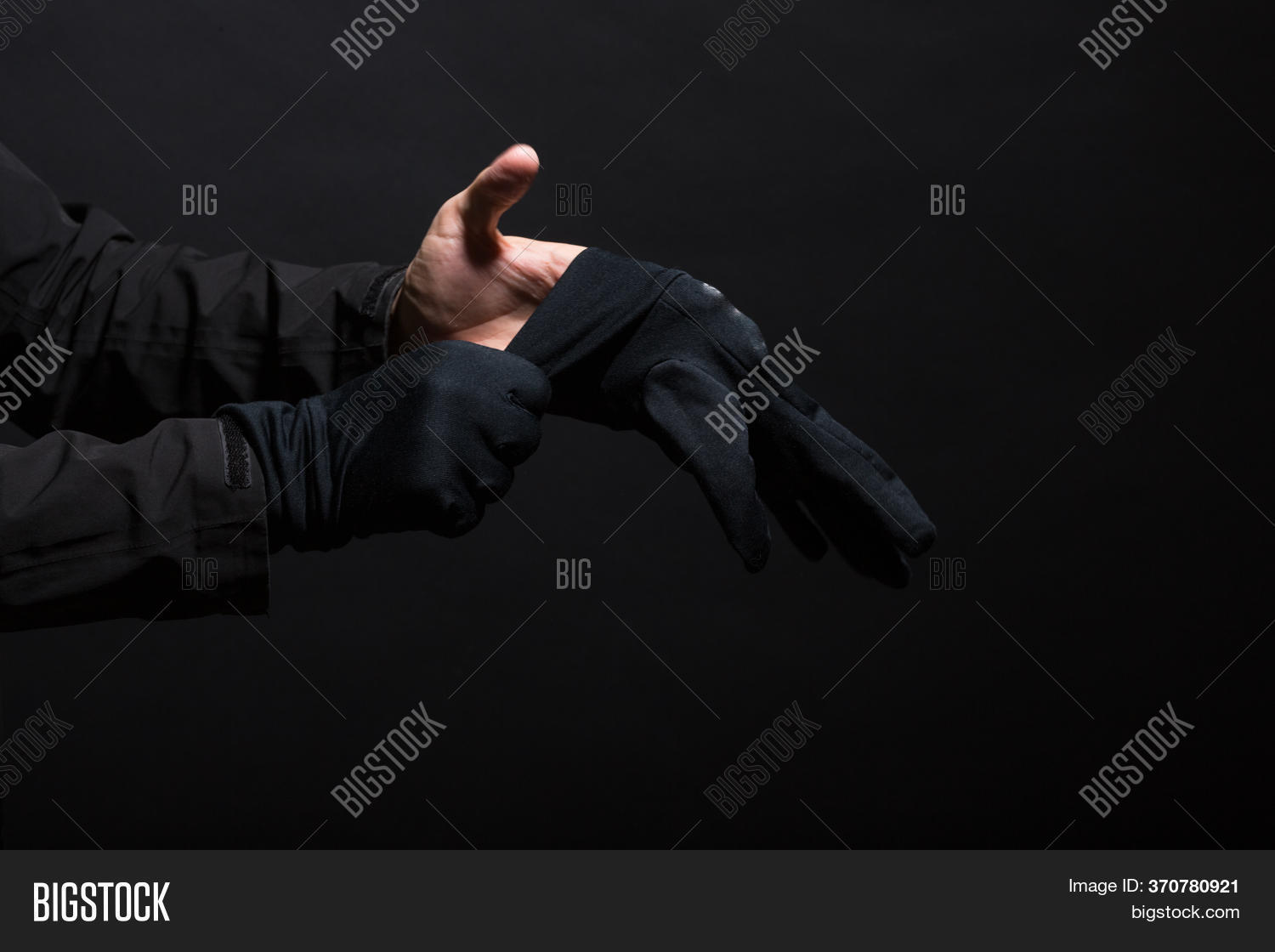 Hand Black Gloves Image & Photo (Free Trial) | Bigstock