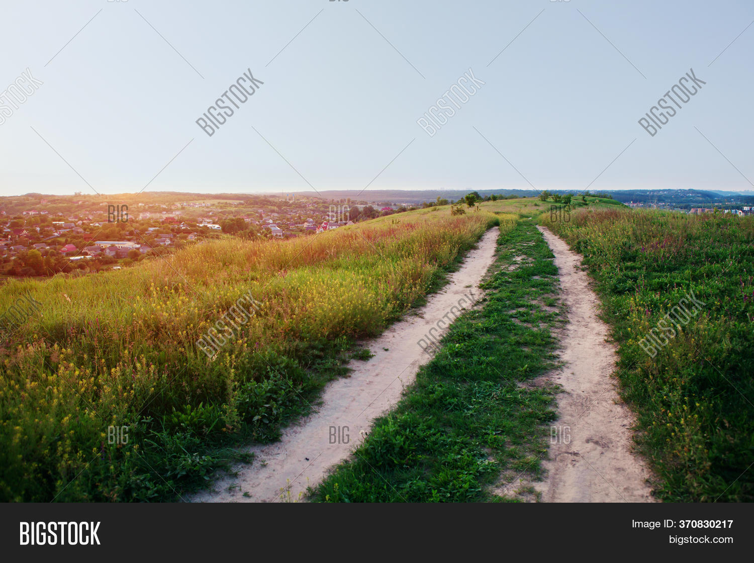 Path Through Meadow Image & Photo (Free Trial) | Bigstock