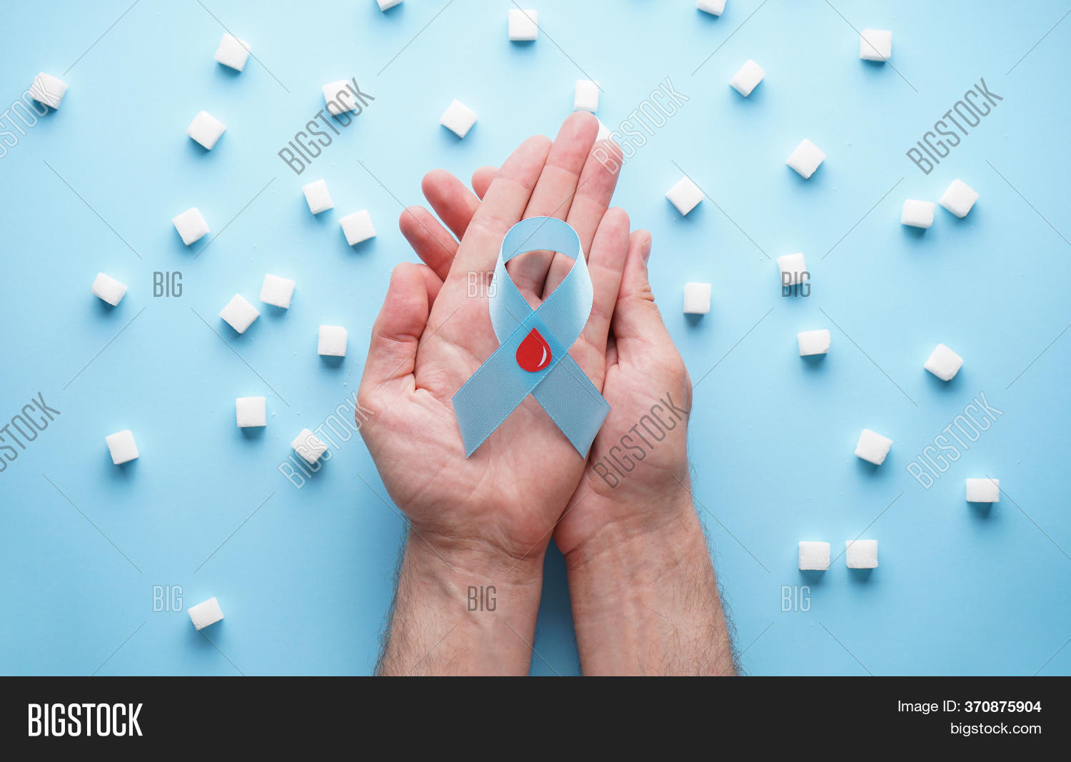 Blue Ribbon Drop Blood Image & Photo (Free Trial) | Bigstock