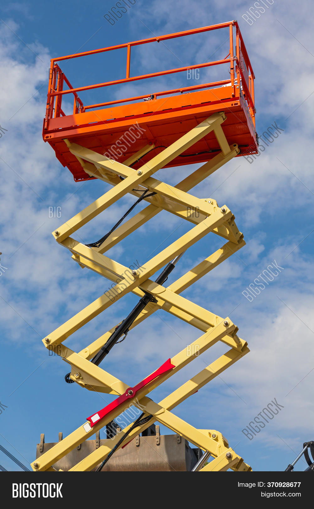 Tall Scissor Lift Image & Photo (Free Trial) | Bigstock