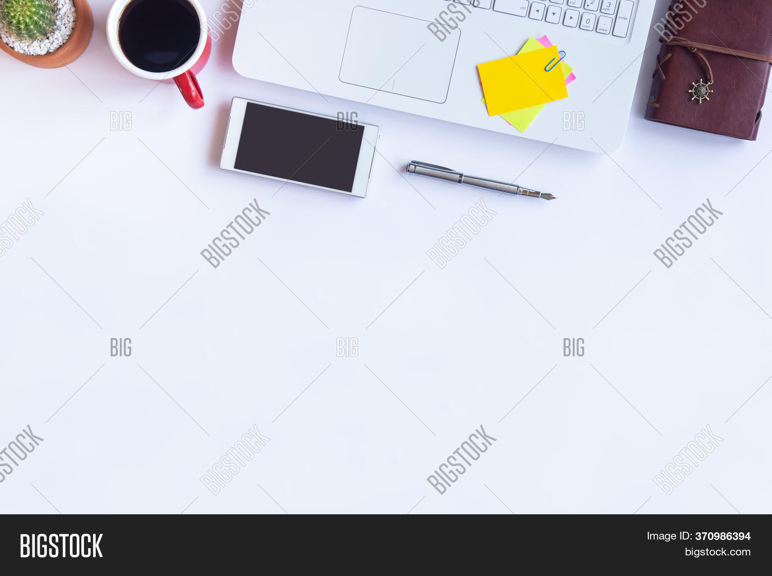 Top View Desk Office Image & Photo (Free Trial) | Bigstock
