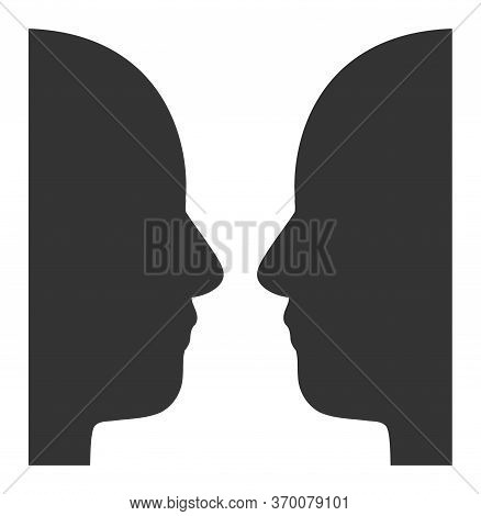 Dual Face Vector Vector & Photo (Free Trial) | Bigstock