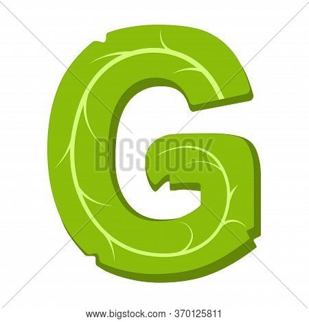 Letter G, Green Vector & Photo (Free Trial) | Bigstock