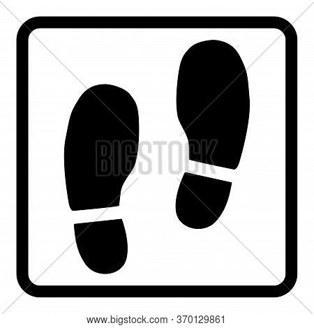 No Shoes Sign Vector & Photo (Free Trial) | Bigstock