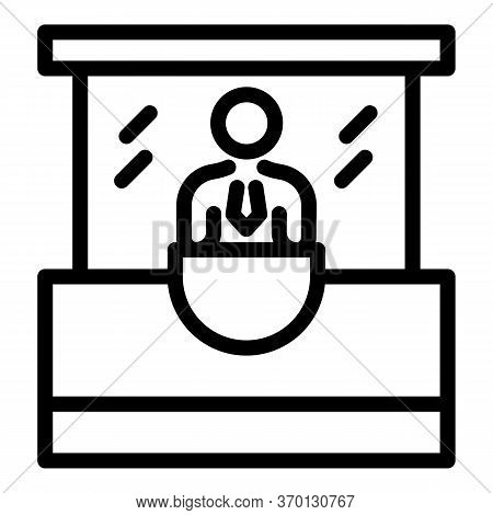 Bank Employee Icon. Vector & Photo (Free Trial) | Bigstock