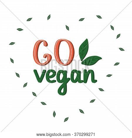 Go Vegan Hand Drawn Vector & Photo (Free Trial) | Bigstock