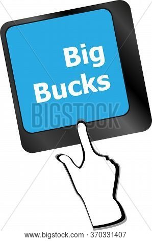 Big Bucks On Computer Image & Photo (Free Trial) | Bigstock