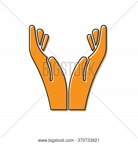Orange Hands Praying Vector & Photo (Free Trial) | Bigstock