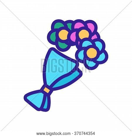 Flower Bouquet Icon Vector & Photo (Free Trial) | Bigstock