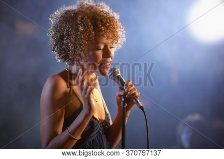 Jazz Singer On Stage Image & Photo (Free Trial) | Bigstock