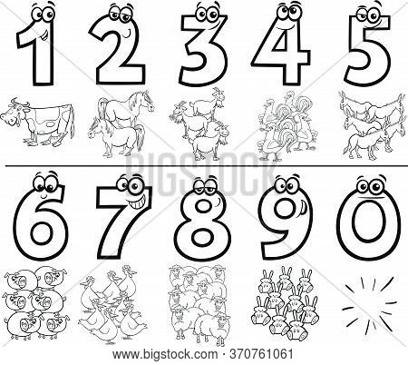 Black White Cartoon Vector & Photo (Free Trial) | Bigstock