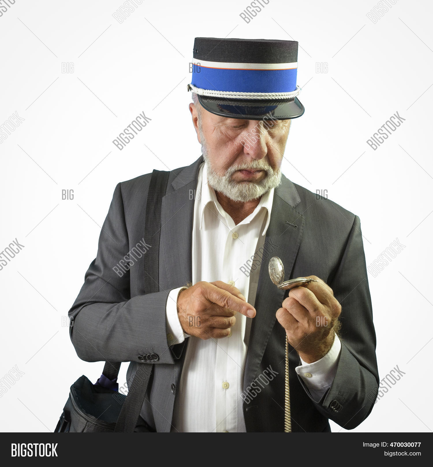 Old Train Conductor Image & Photo (Free Trial) | Bigstock