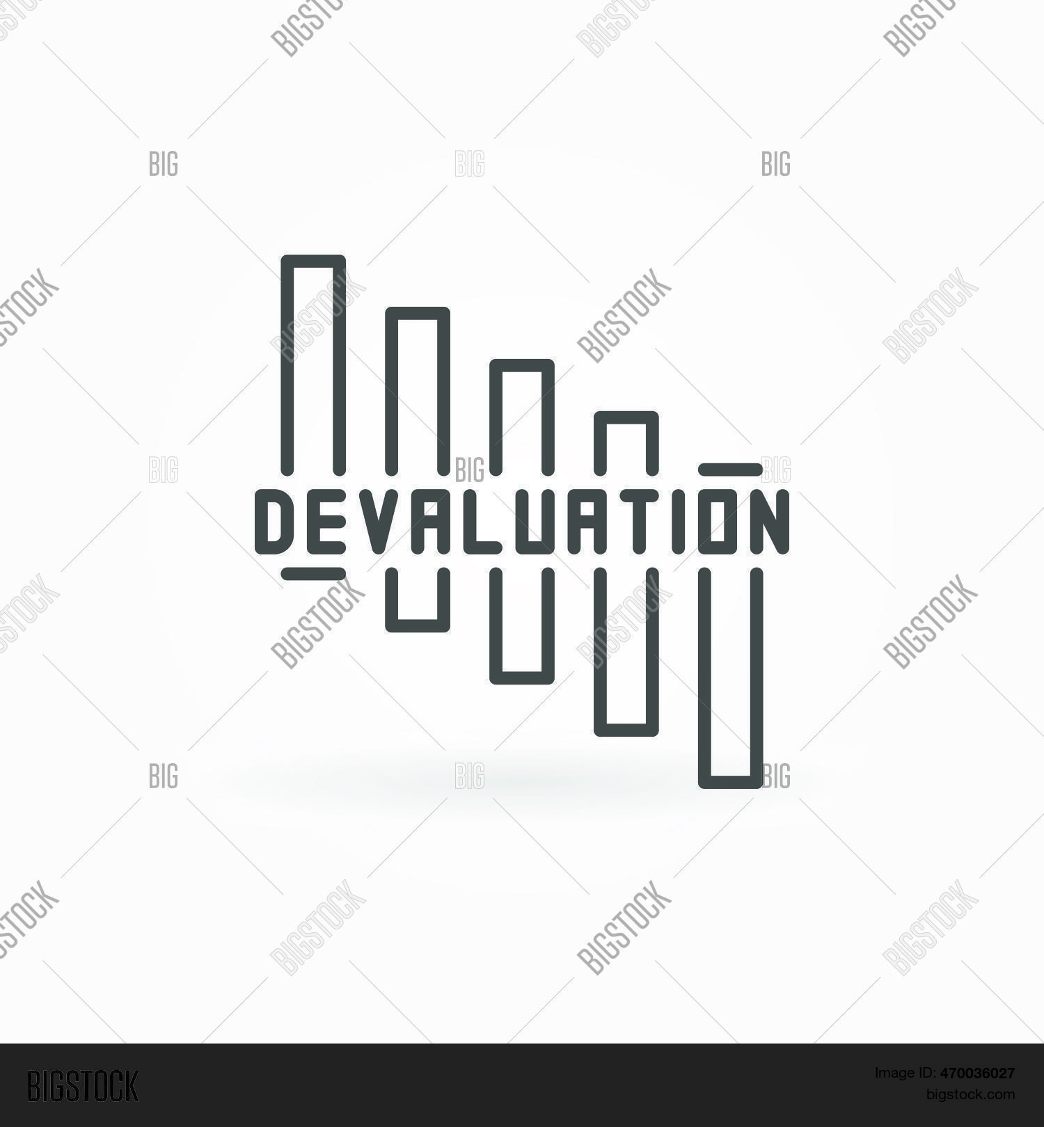 Devaluation Falling Vector & Photo (Free Trial) | Bigstock