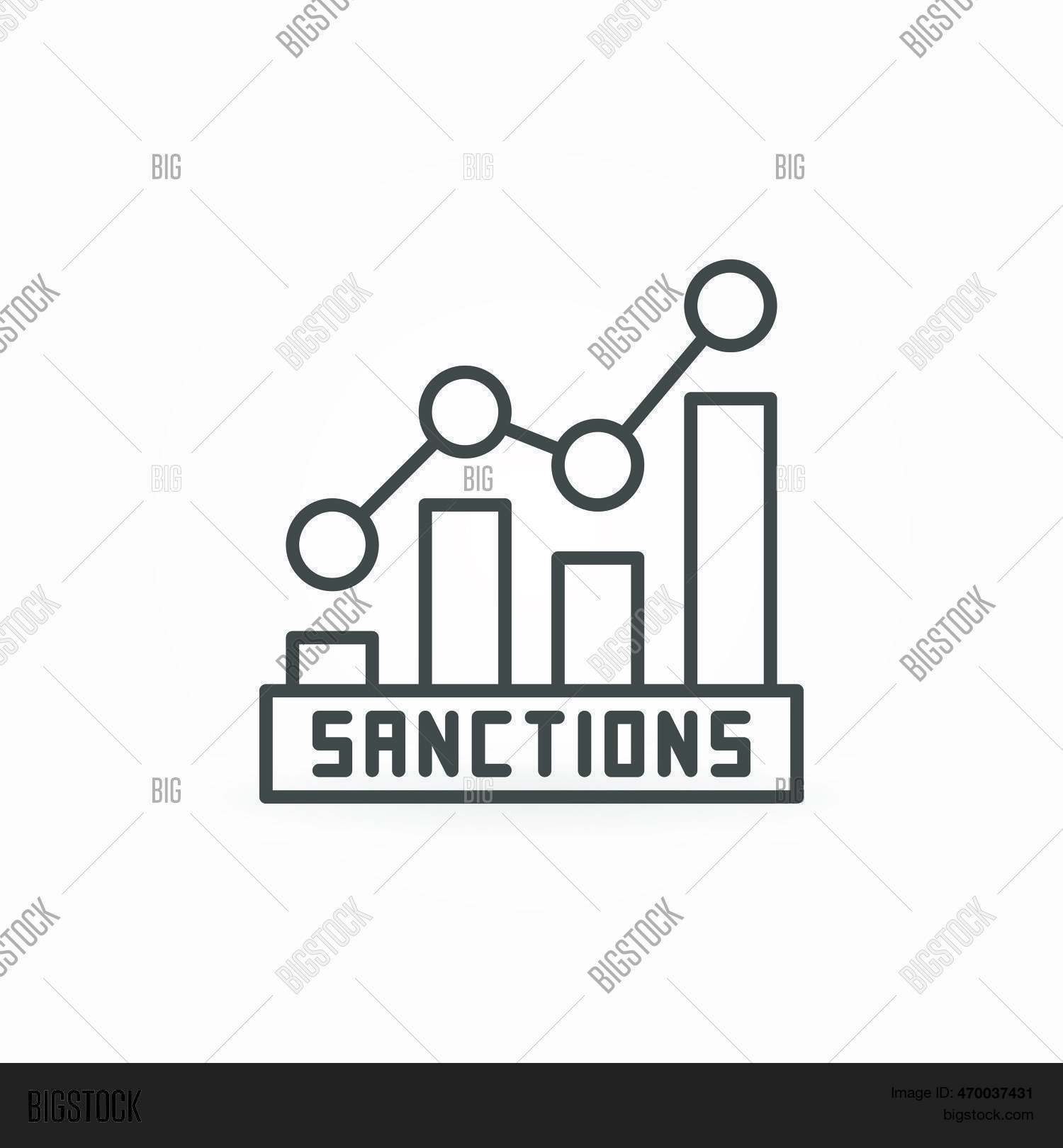 Sanctions Graph Vector & Photo (Free Trial) | Bigstock