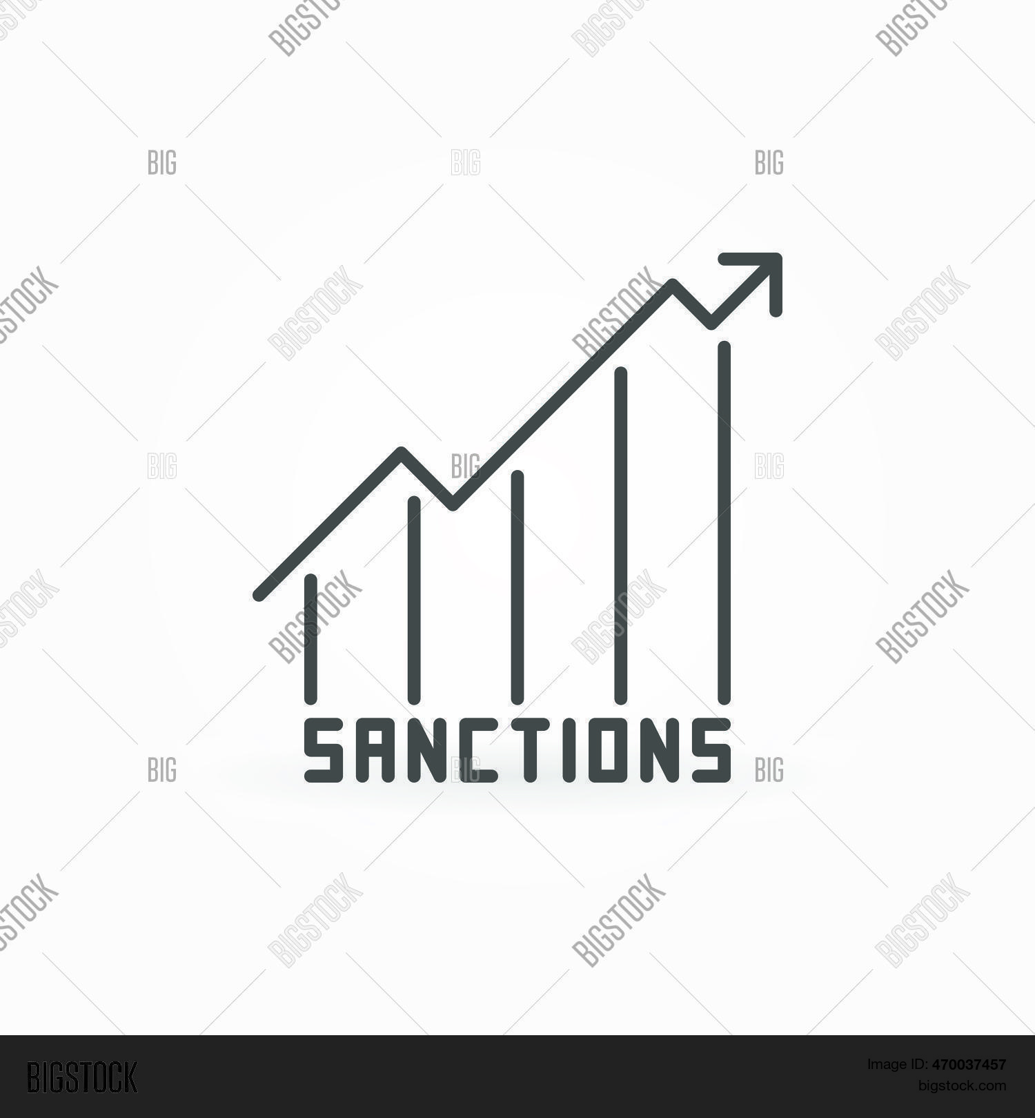 Sanctions Line Graph Vector & Photo (Free Trial) | Bigstock