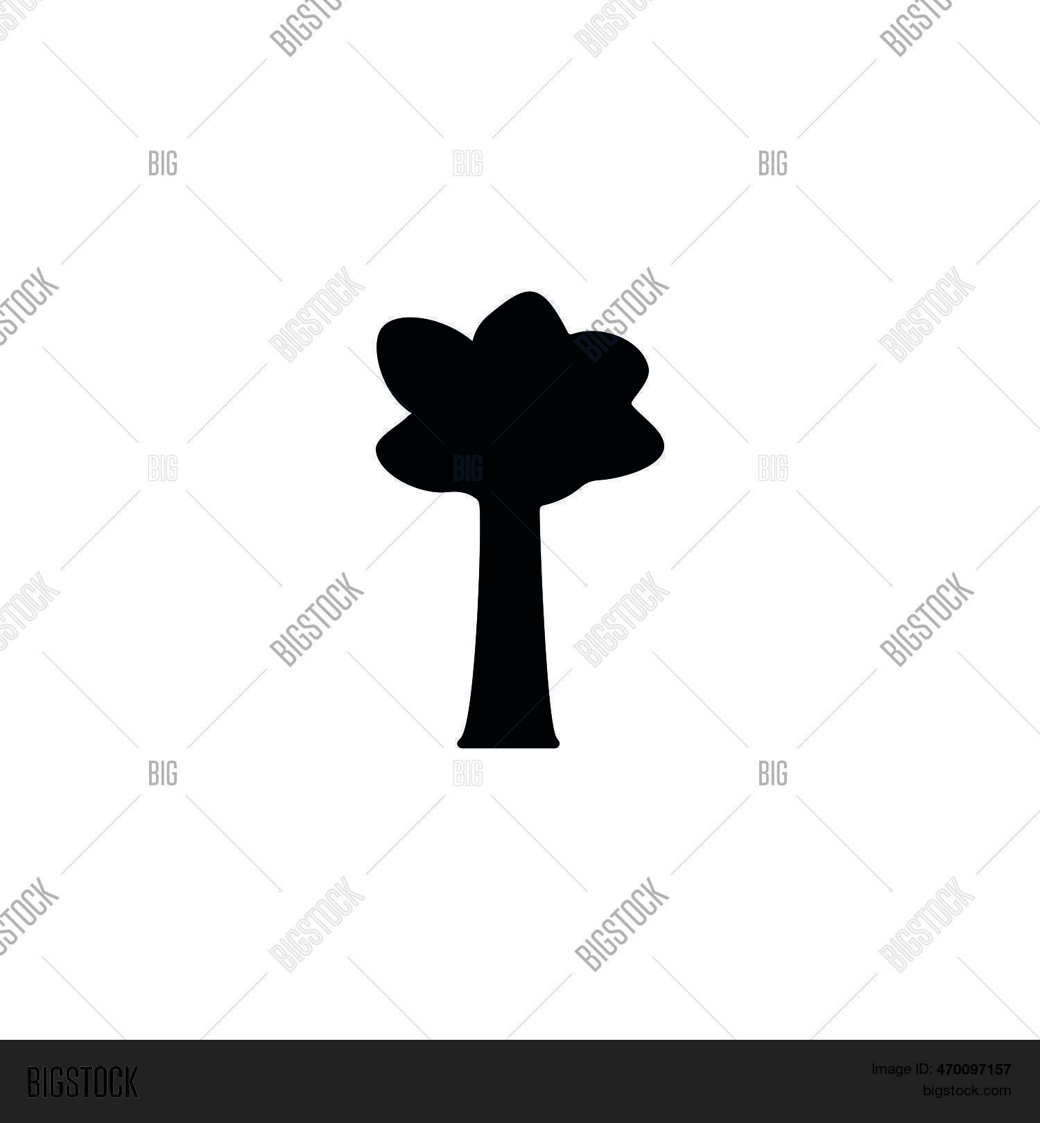 Tree Icon. Simple Vector & Photo (Free Trial) | Bigstock