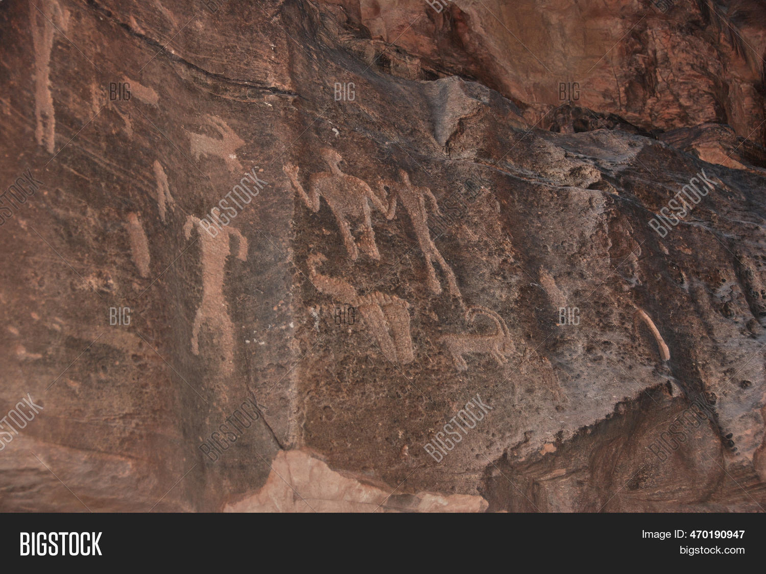 Rock Carvings Cave Image & Photo (Free Trial) | Bigstock