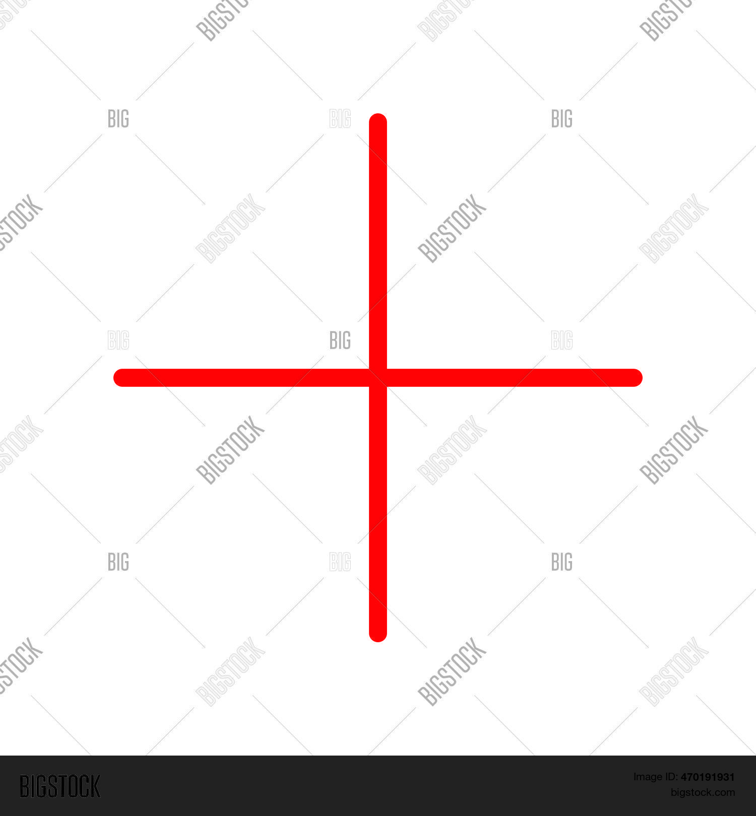 Add Line Icon Vector & Photo (Free Trial) | Bigstock