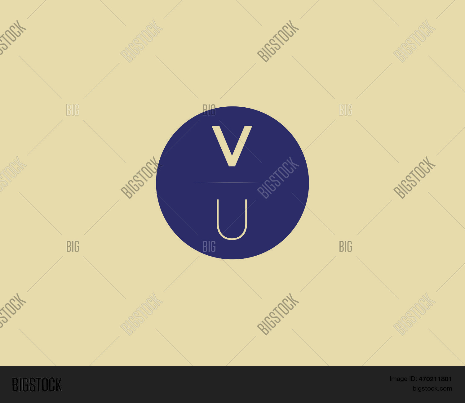 Vetor e foto de Vu Letter (avaliação gratuita) | Bigstock