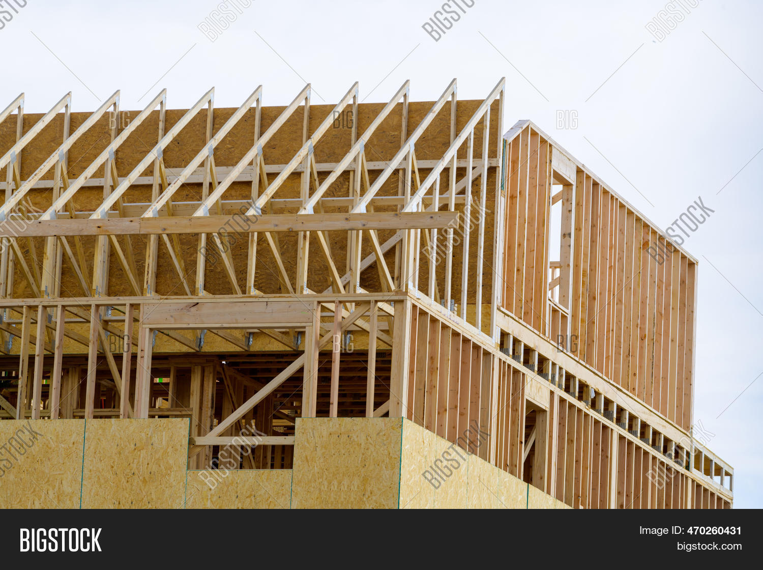 Frame Rafters Plywood Image & Photo (Free Trial) | Bigstock
