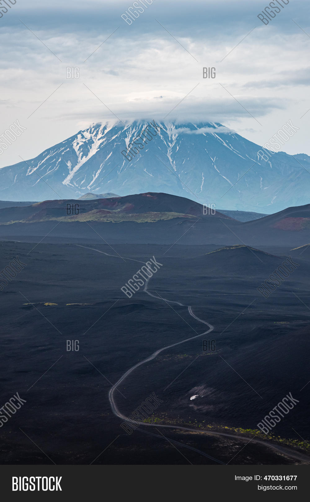 Road Volcano, Snowy Image & Photo (Free Trial) | Bigstock