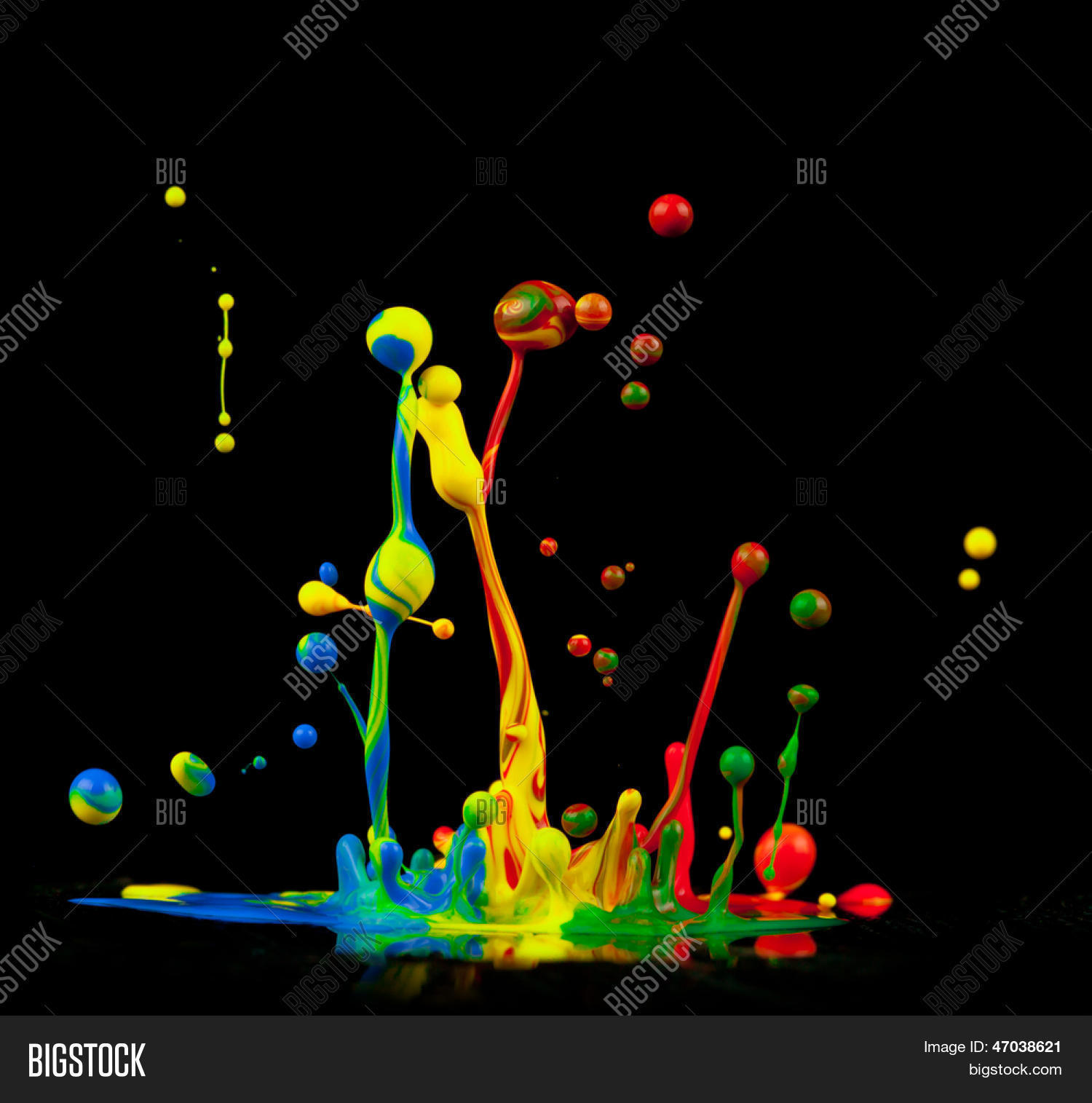Colored Splashes Image & Photo (Free Trial) | Bigstock