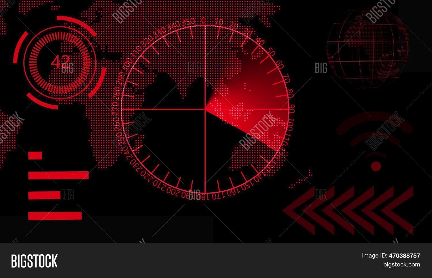 Digital Technology Red Image & Photo (Free Trial) | Bigstock