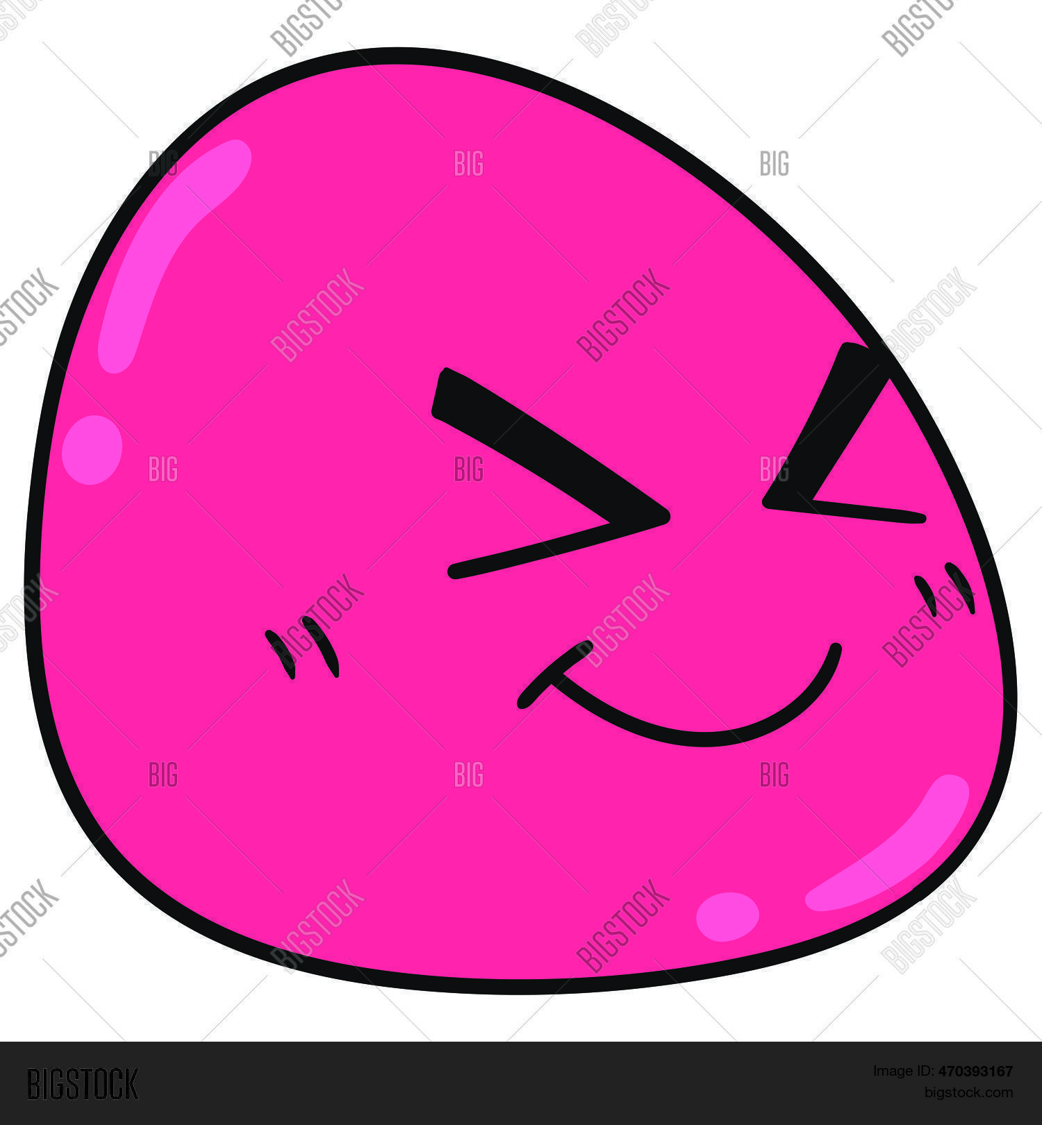 Pink Head Smiley Face Vector & Photo (Free Trial) | Bigstock