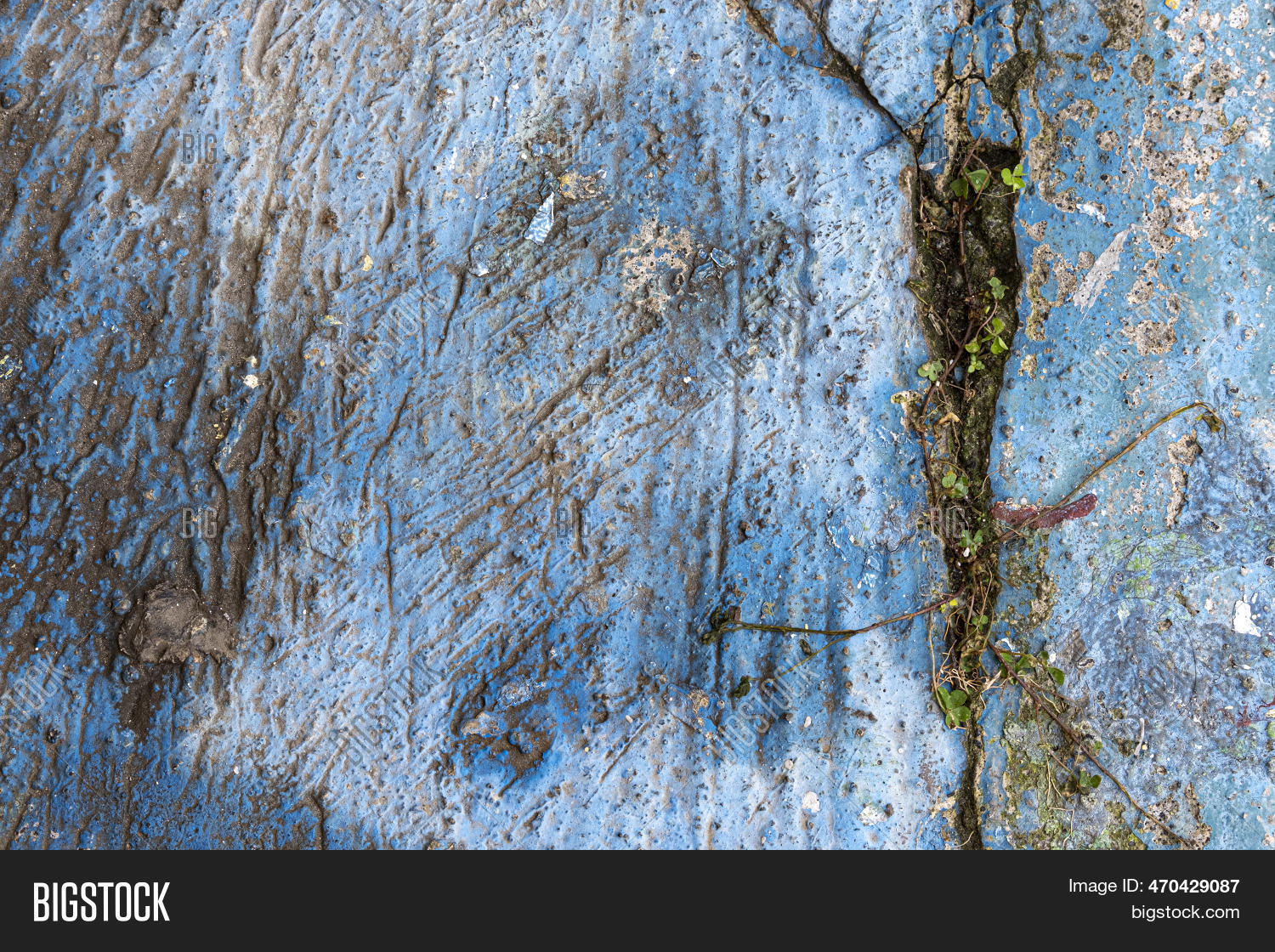 Blue Stained Concrete Image & Photo (Free Trial) | Bigstock