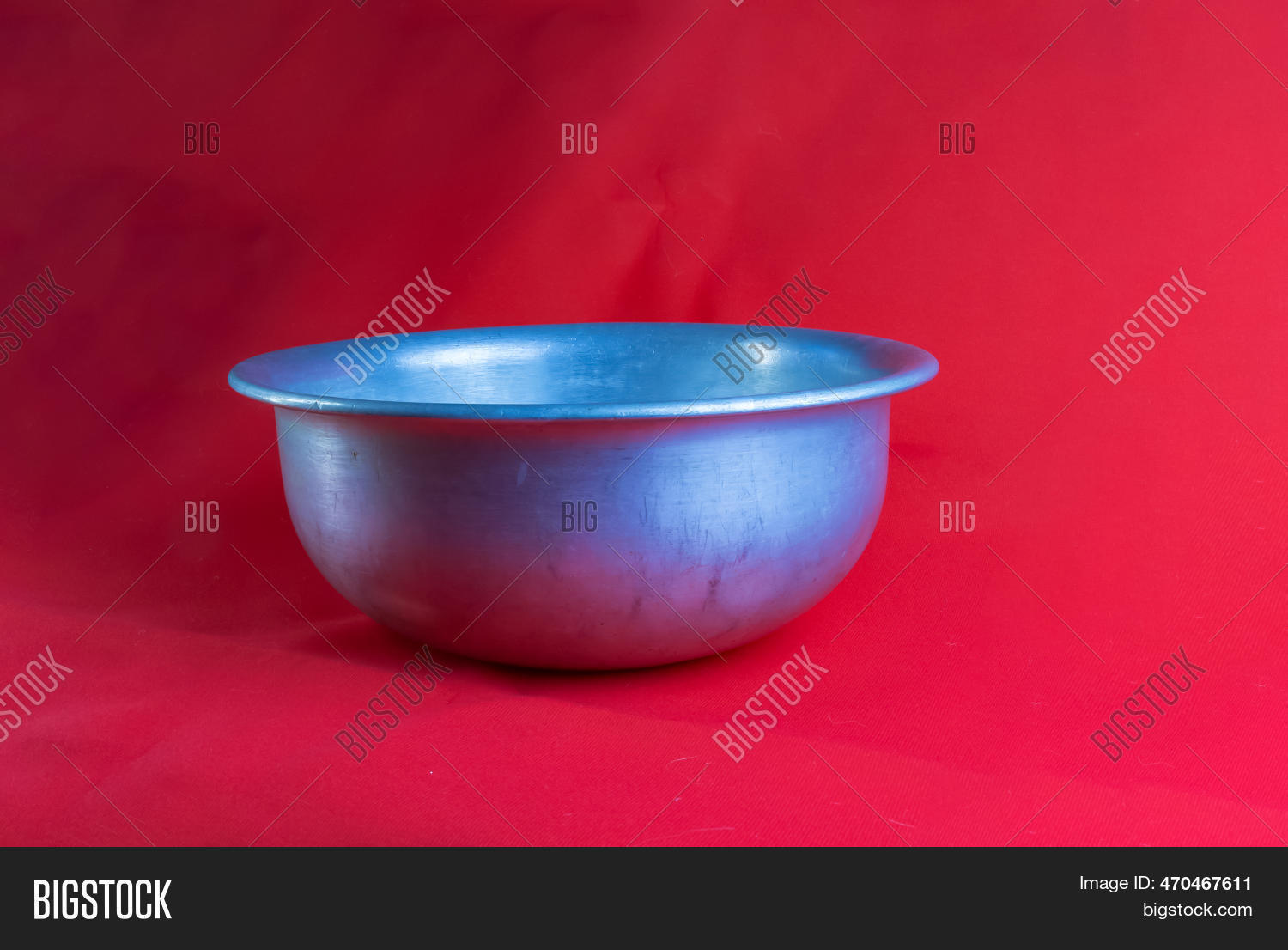 Old Aluminum Bowl Made Image & Photo (Free Trial) | Bigstock