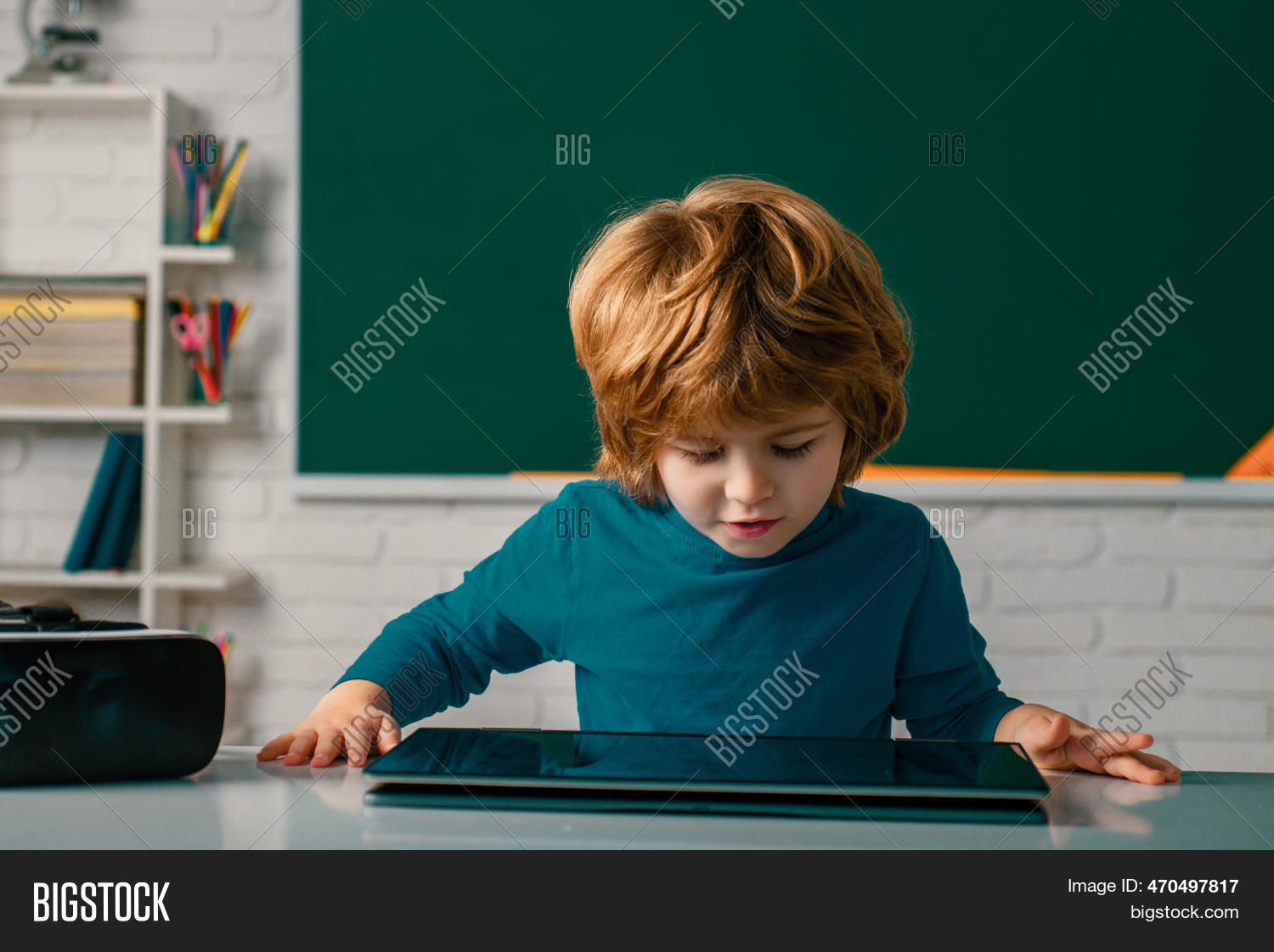 School Child Tablet Image & Photo (Free Trial) | Bigstock
