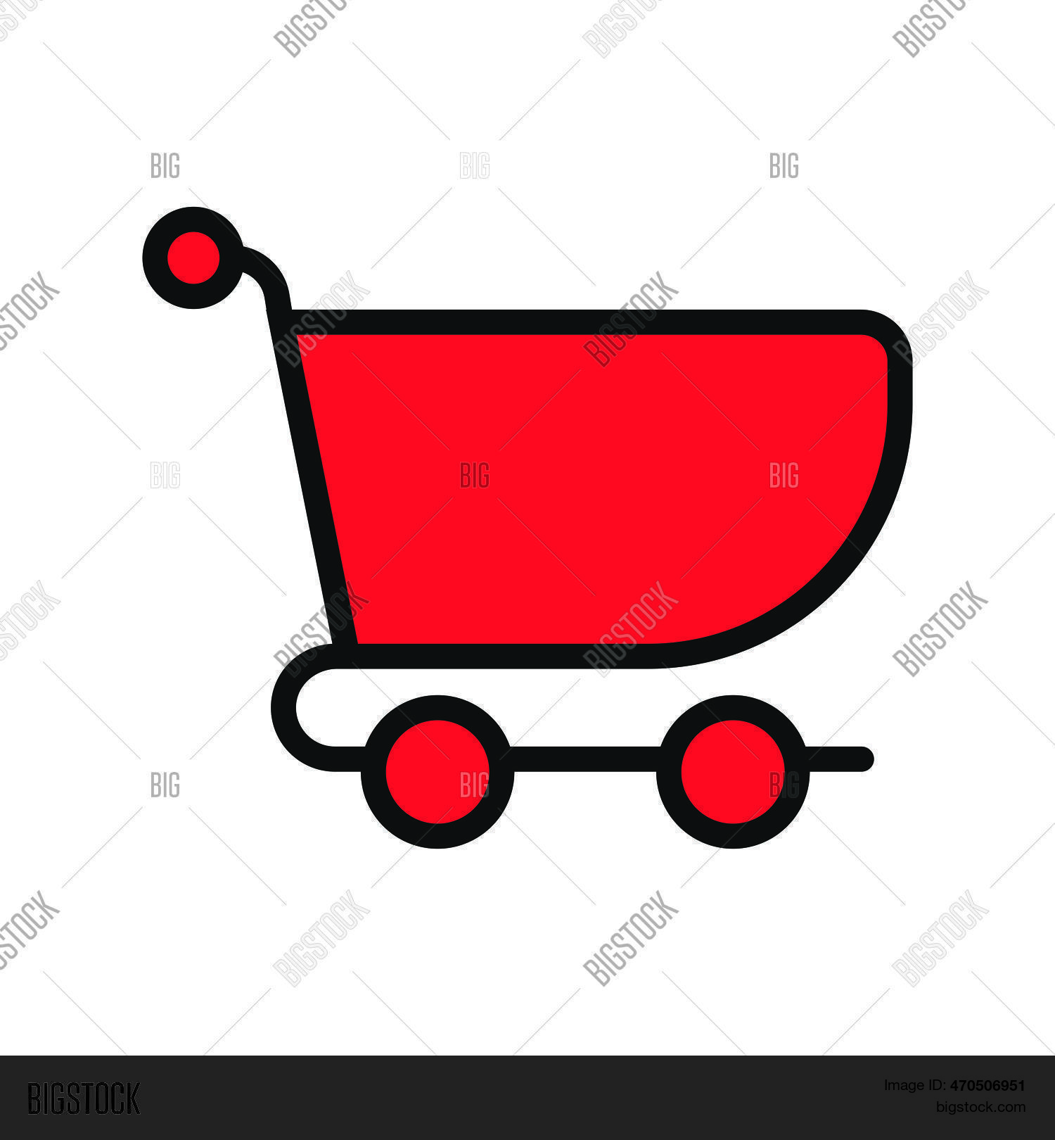 Shopping Cart Icon Vector & Photo (Free Trial) | Bigstock