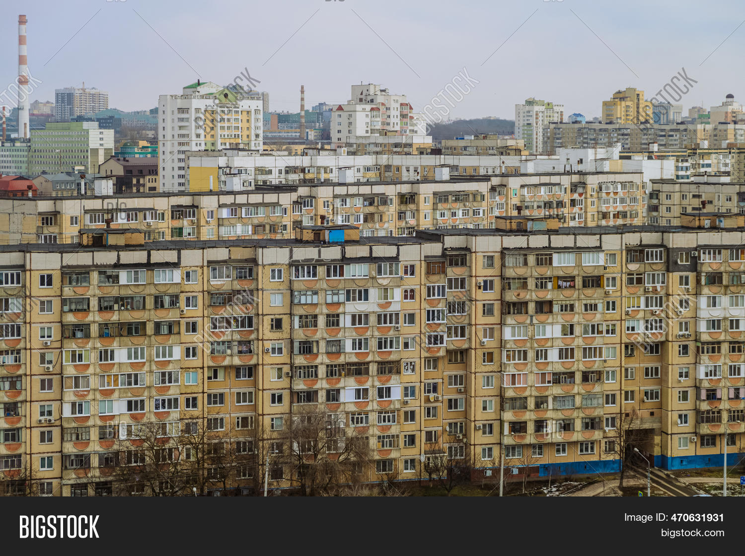 Skyline Commieblock Image & Photo (Free Trial) | Bigstock