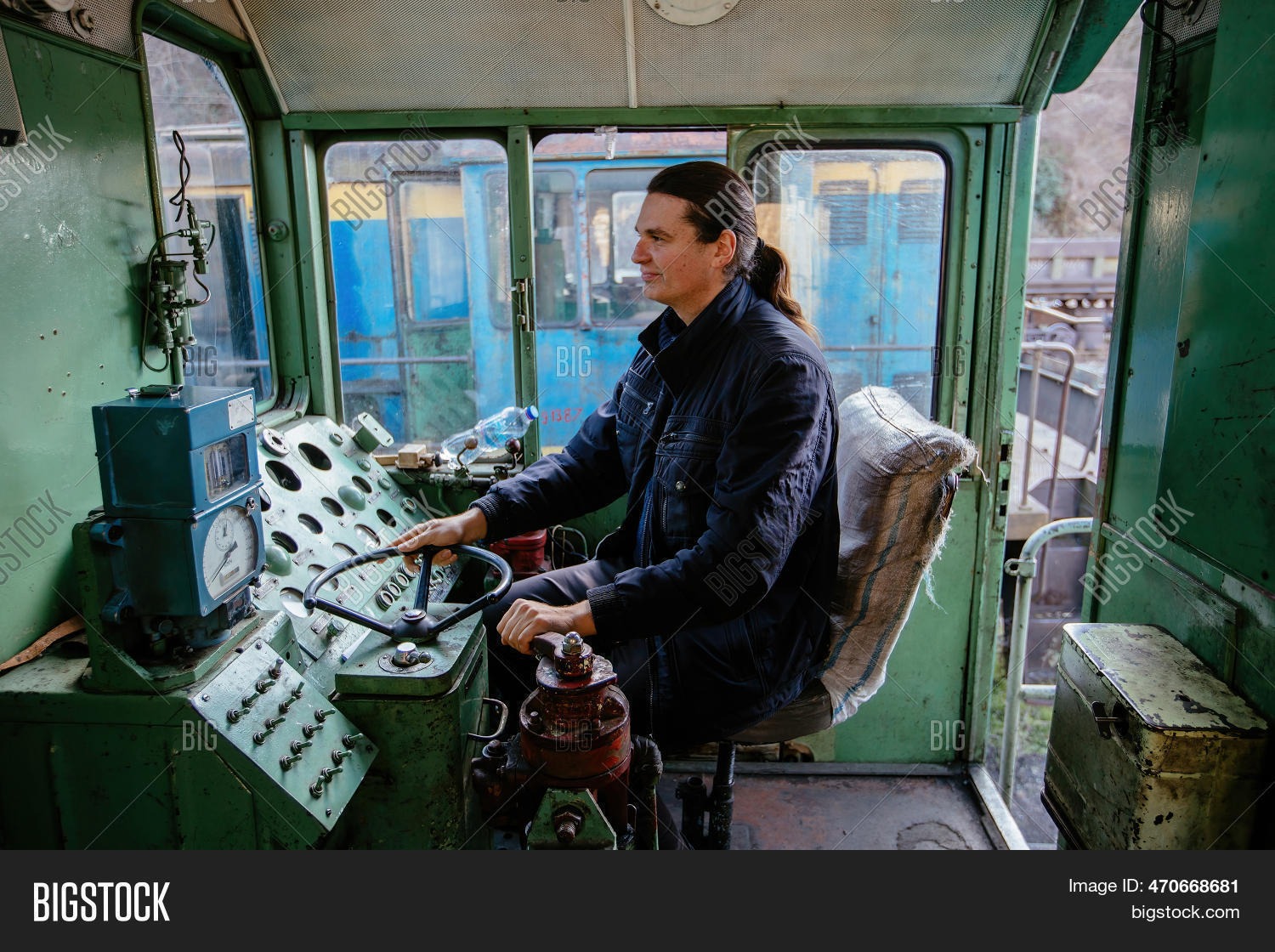 Engine Train Driver Image & Photo (Free Trial) | Bigstock