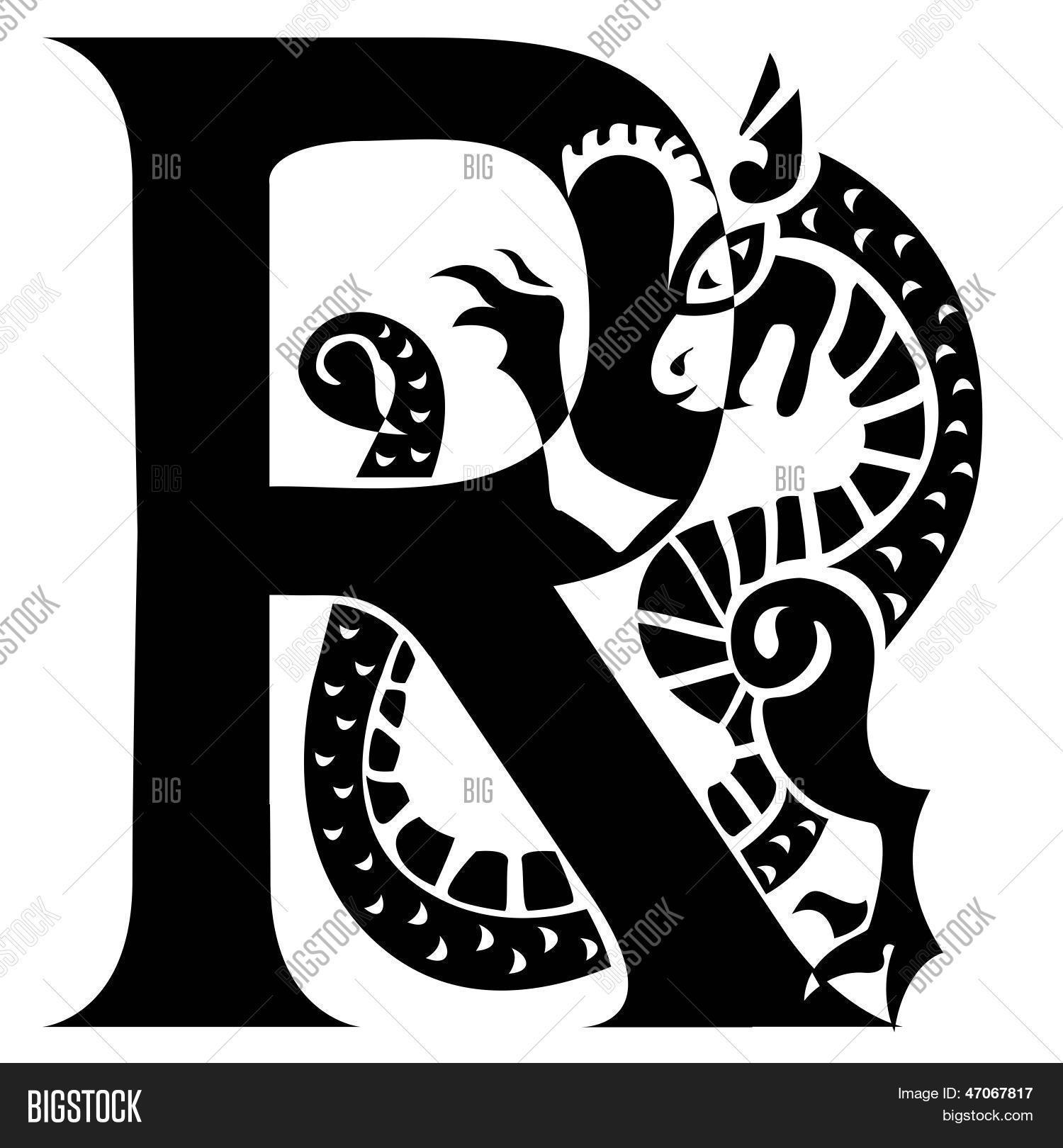 Gothic R Vector & Photo (Free Trial) | Bigstock