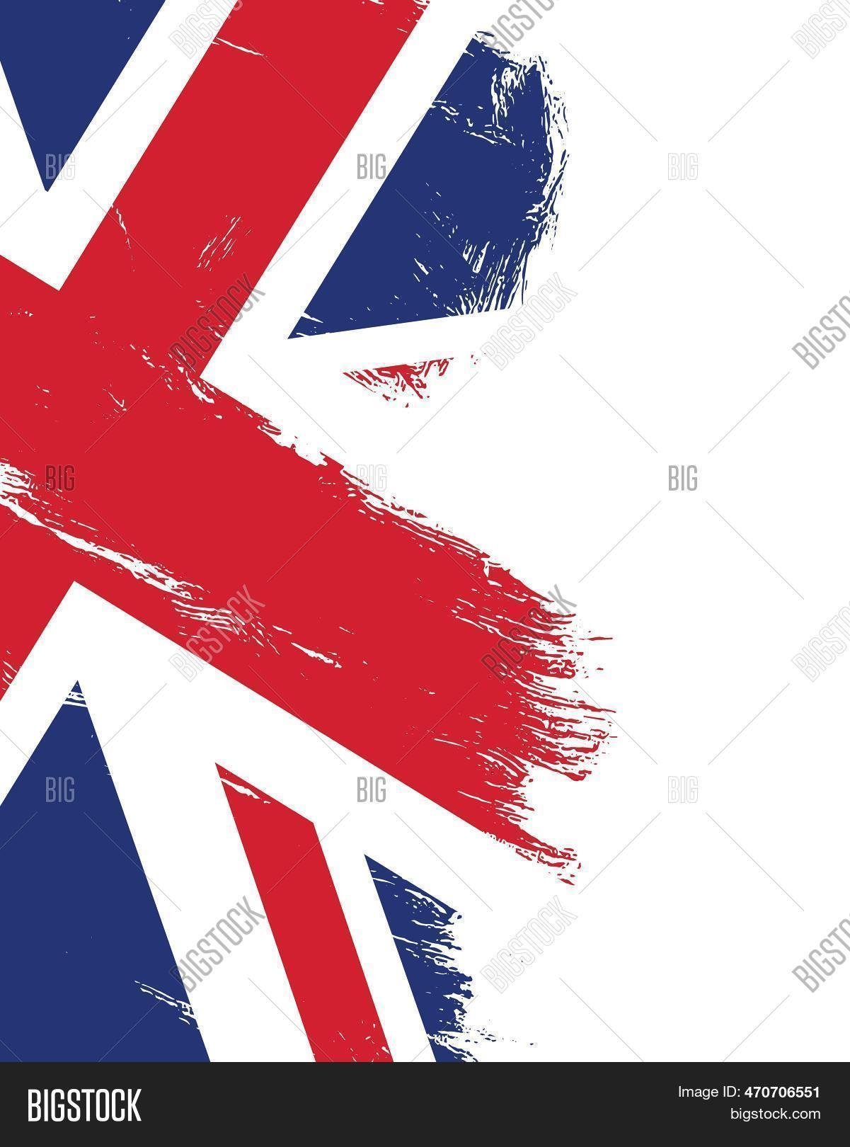 Uk Flag Brush Paint Image & Photo (Free Trial) | Bigstock