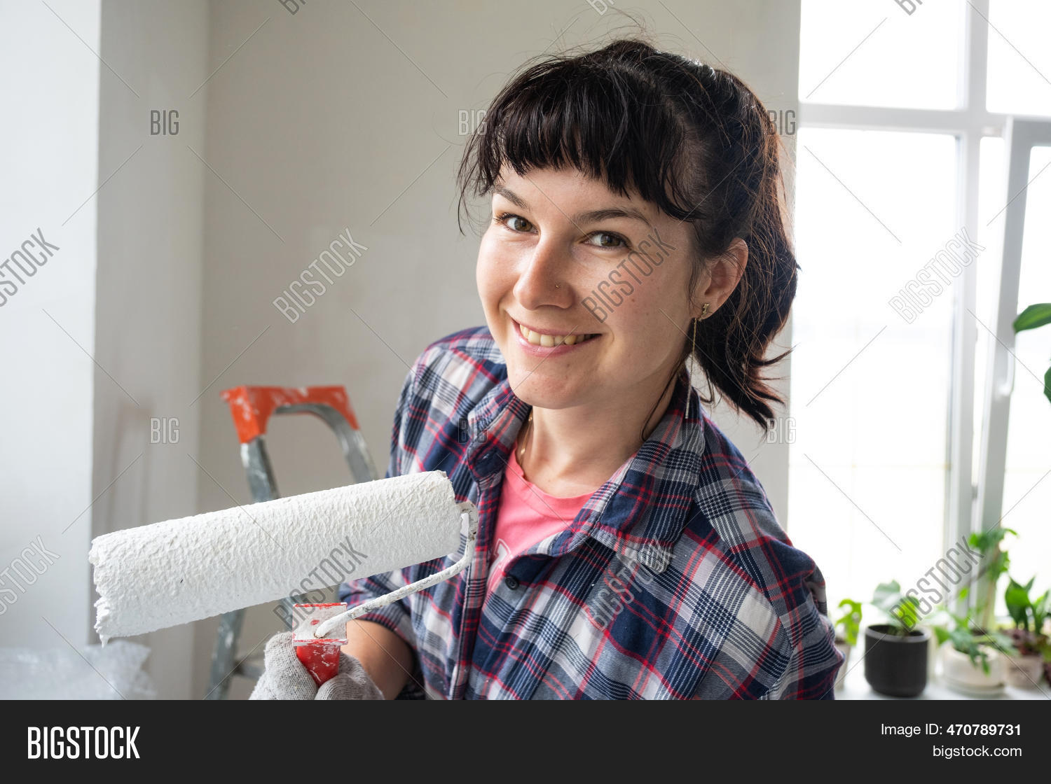 Happy Woman Paint Image & Photo (Free Trial) | Bigstock