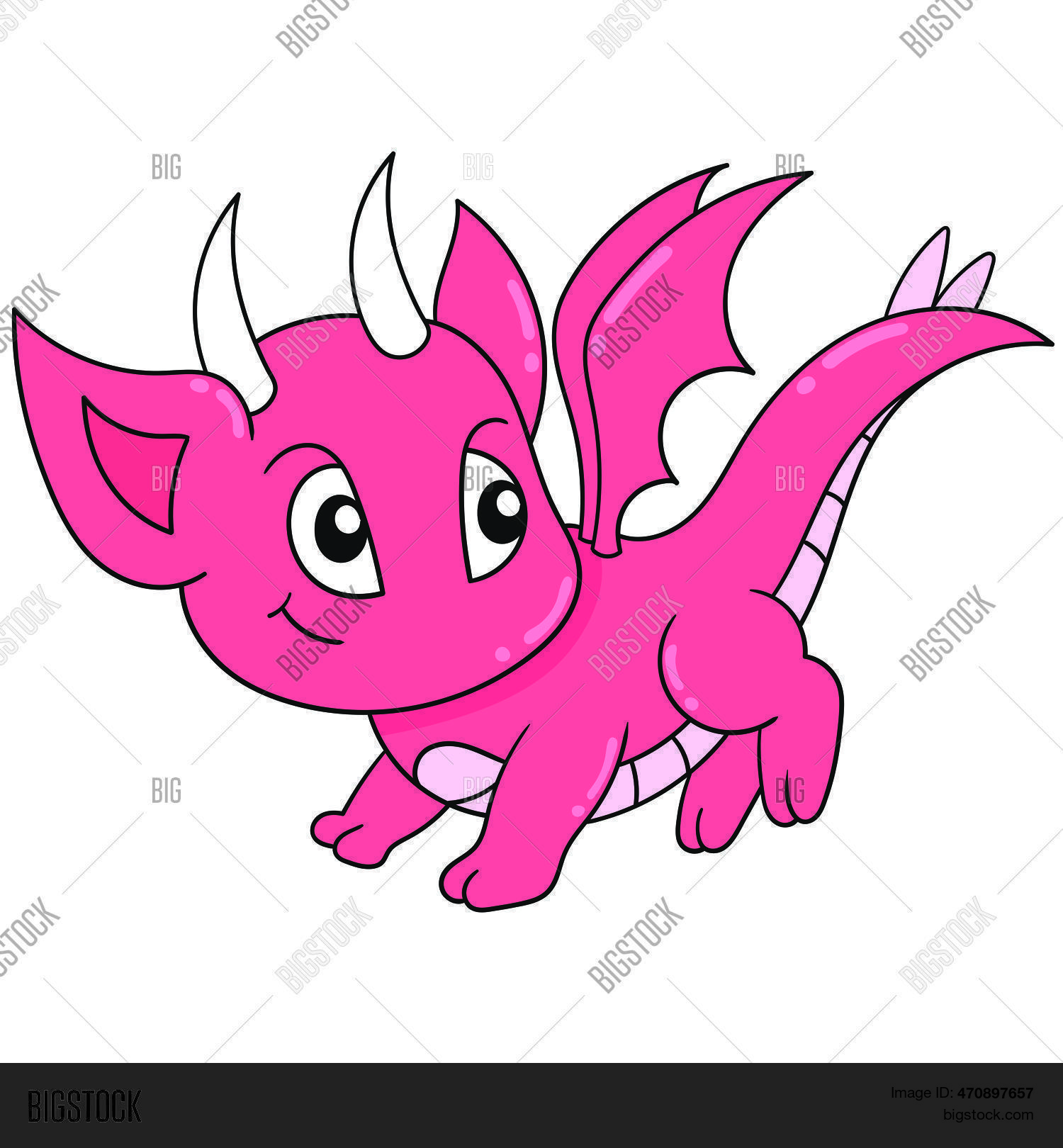 Red Dragon Child Vector & Photo (Free Trial) | Bigstock