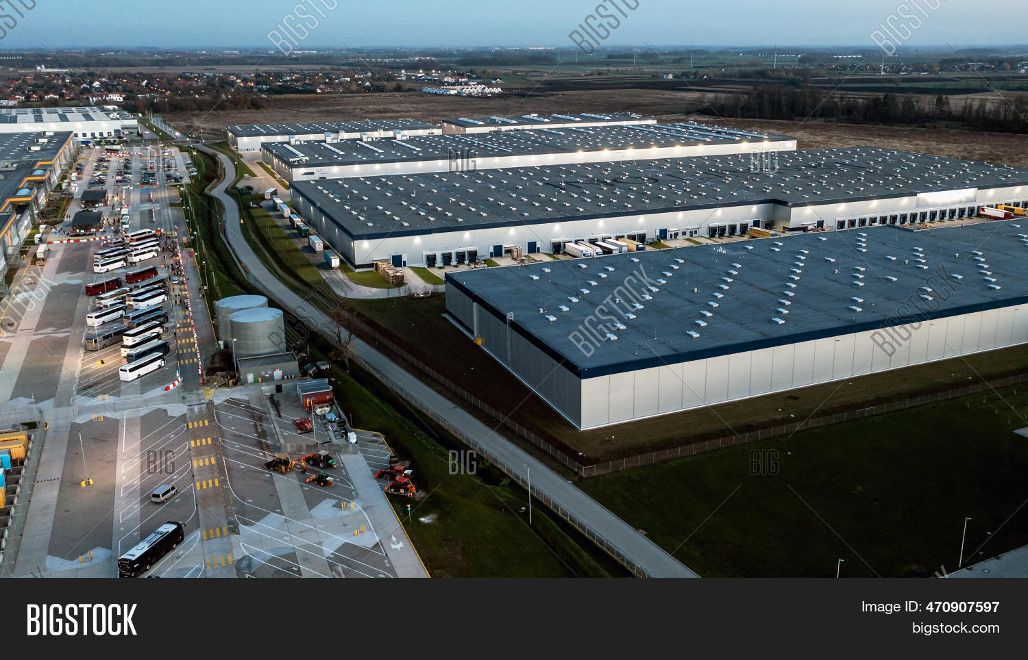 Top View Warehouses, Image & Photo (Free Trial) | Bigstock