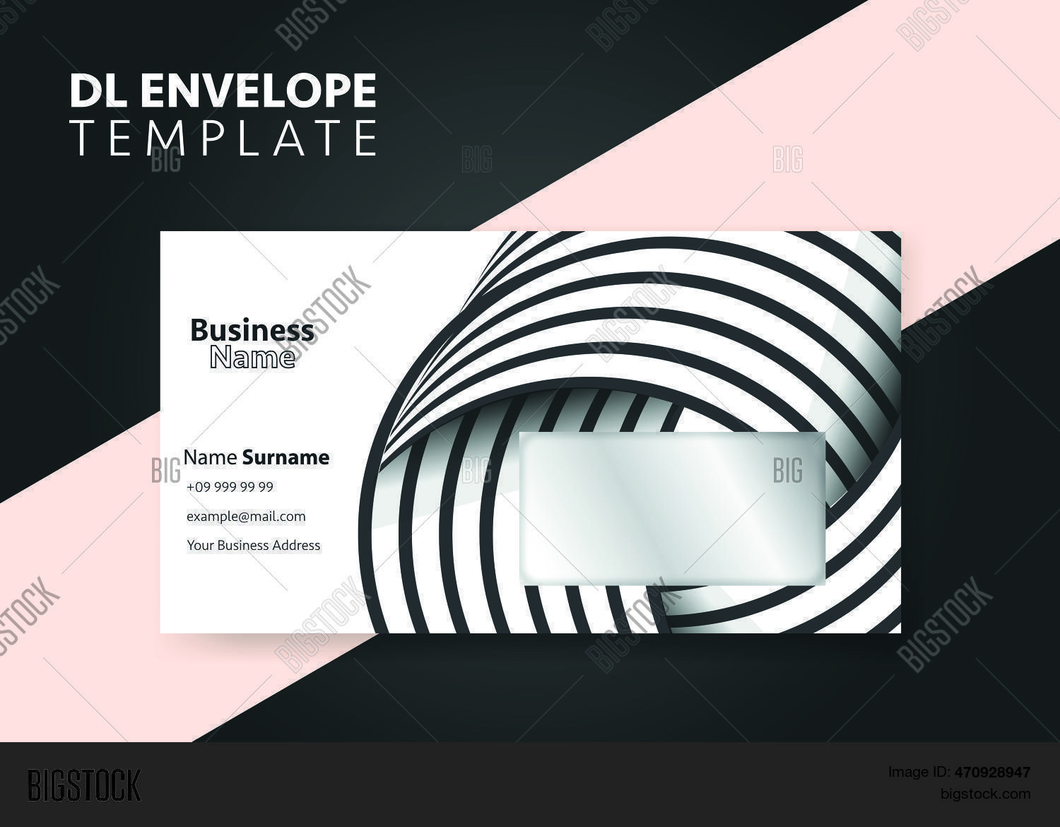 Envelope Dl Size Vector & Photo (Free Trial) | Bigstock