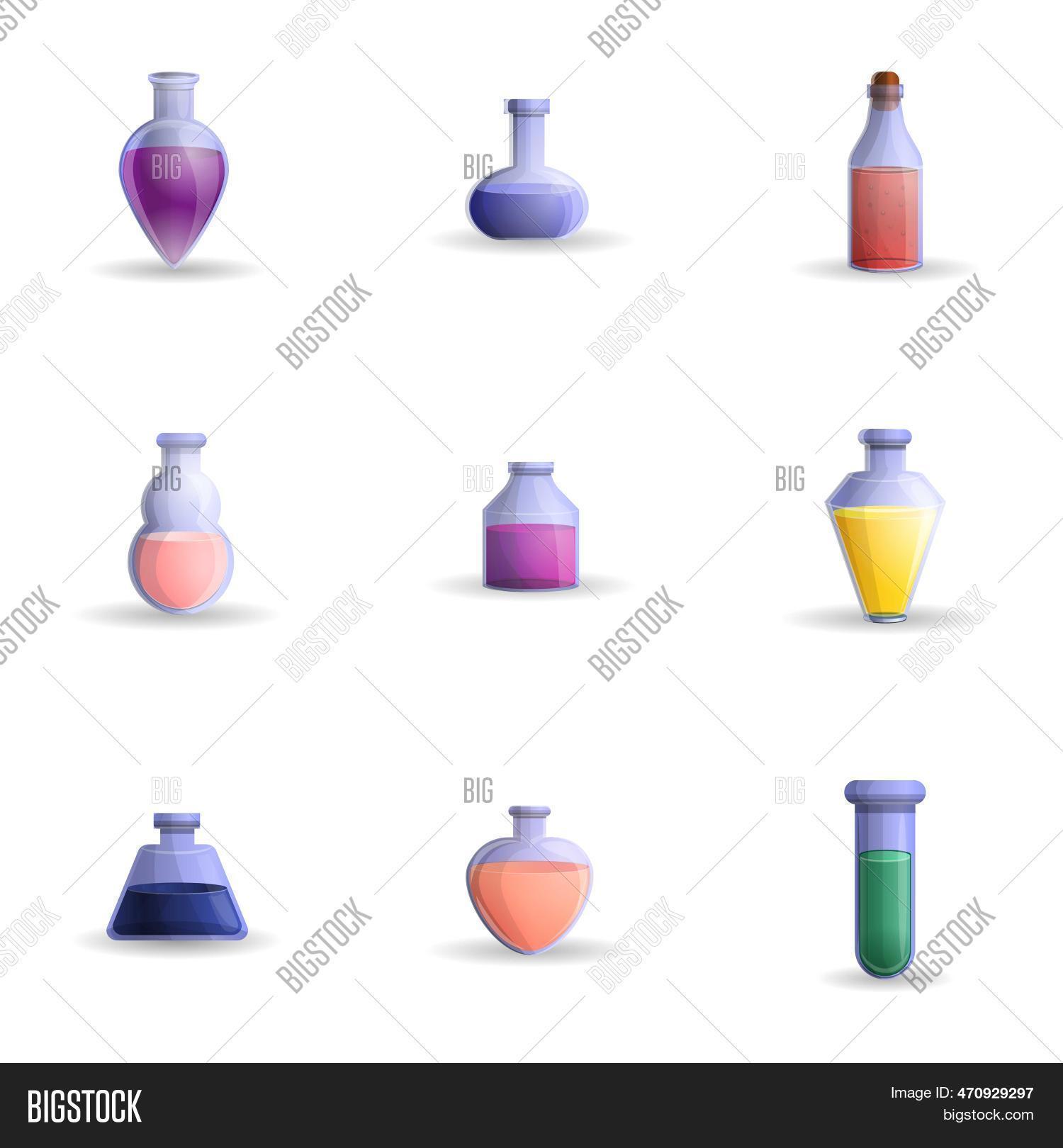 Toxic Potion Icon Set Image & Photo (Free Trial) | Bigstock