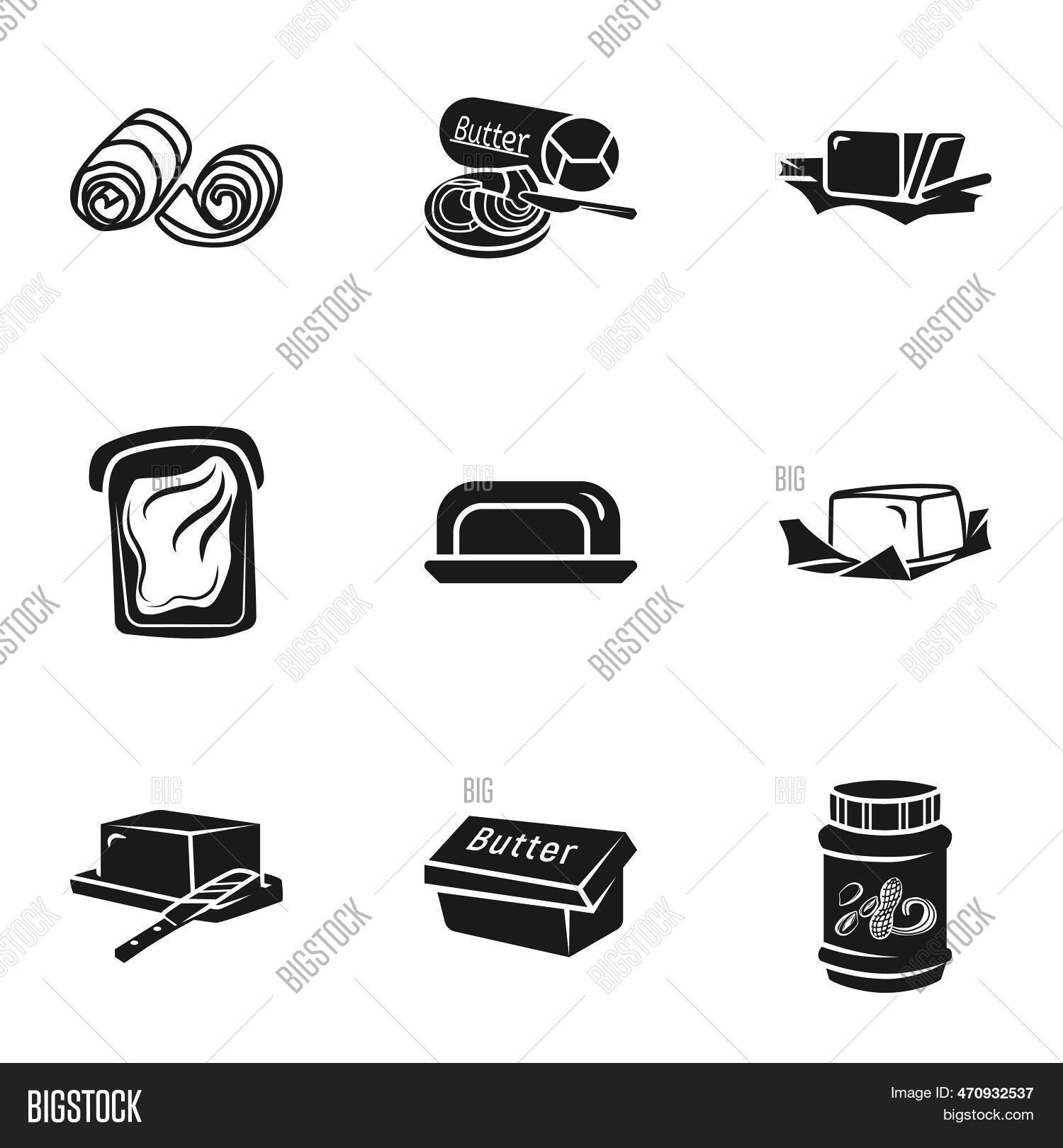 Culinary Butter Icon Image & Photo (Free Trial) | Bigstock